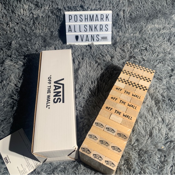 Vans | Games | Vans Off The Wall Stacking Game Jenga | Poshmark